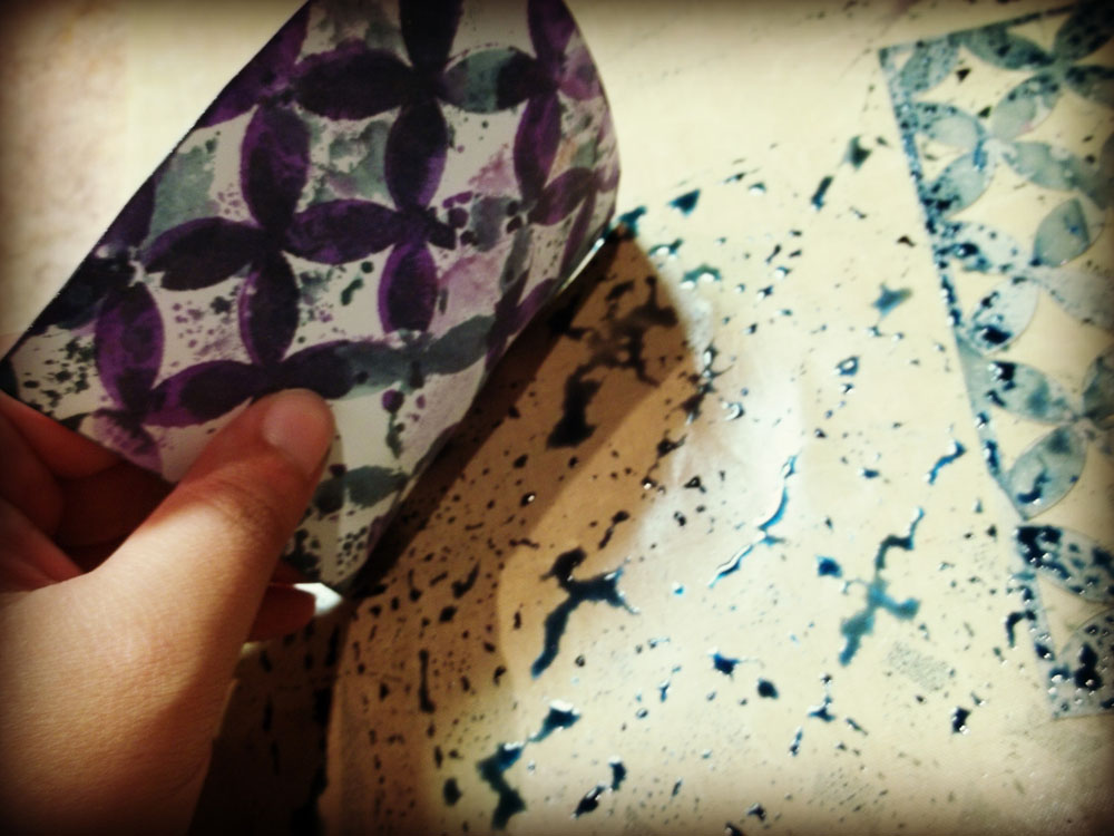 Creations Galore Blog: How To Add Spray Mist Patterns To Your Scrapbook ...