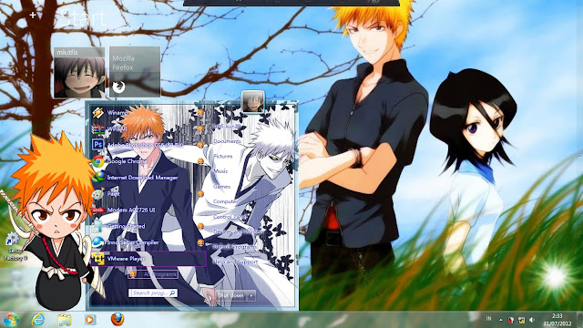 Theme Windows 7 - Bleach v1 | Lutfi-kun Theme Windows