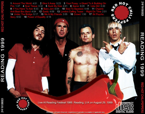 Funky Crime Perú: Red Hot Chili Peppers Reading 1999
