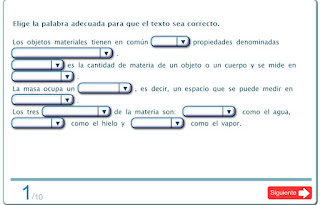 ENTRENA CON LAS CIENCIAS: UNIDAD 5 - LA MATERIA Y LA ENERGÍA. - 6º CN