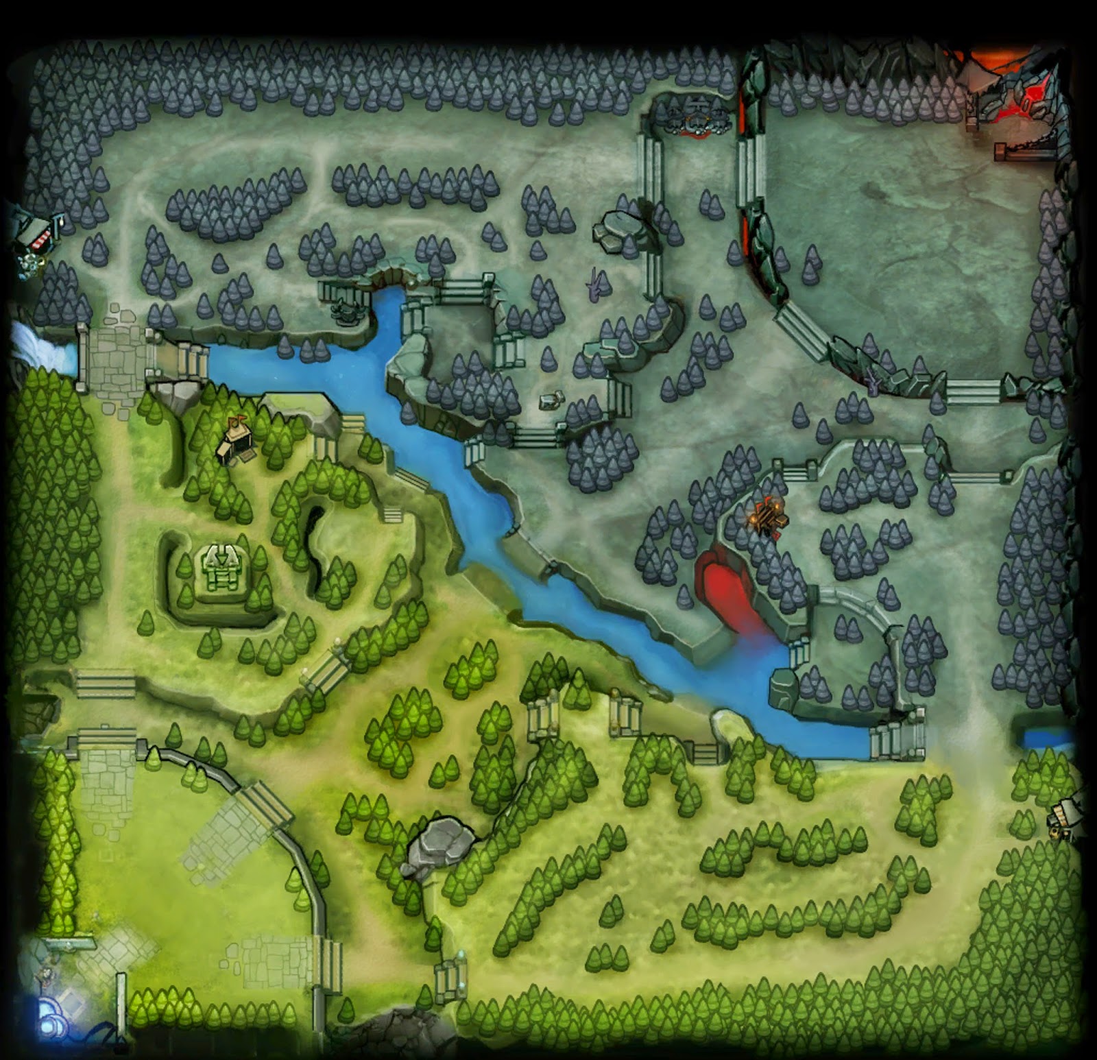 dota 2: Mapa