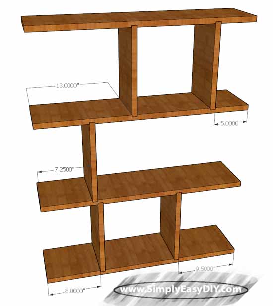 Simply Easy DIY: DIY Simple Wall Hanging Bookcase