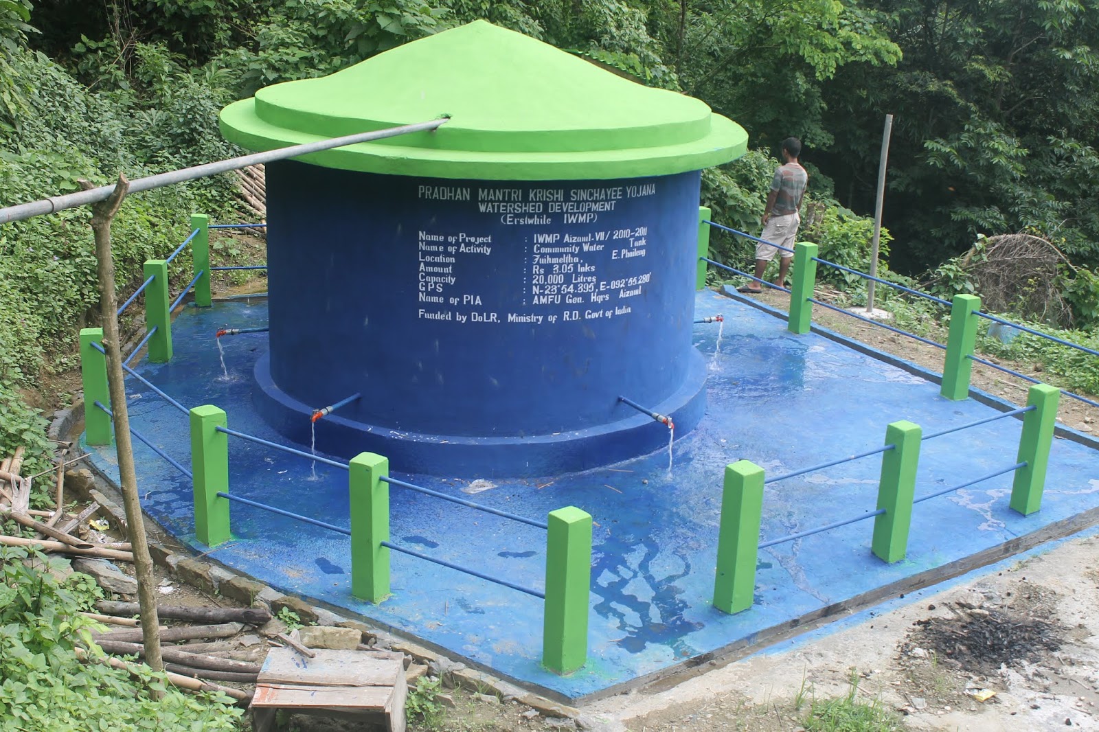 E.PHAILENG COMMUNITY WATER TANK UNDER PMKSY WDC (IWMP) AIZAWL-VII