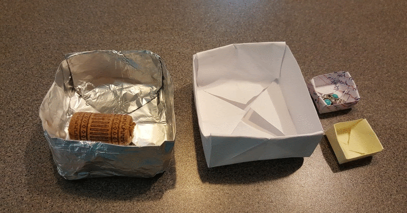 Ben's Journal: Functional Origami: Making a Box