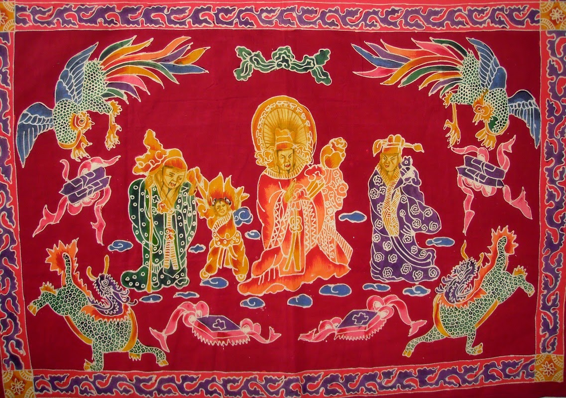 PATINA CINA PERANAKAN: STRAITS CHINESE BATIK ALTAR CLOTH