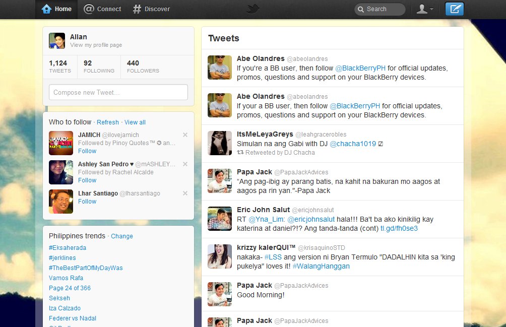 The New Twitter | ALLAN THE MAN