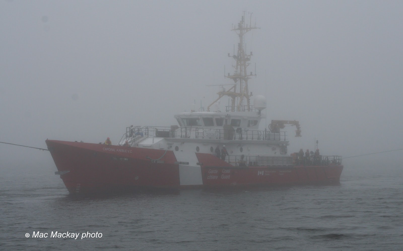 Shipfax: Caporal Kaeble V.C. - launch day