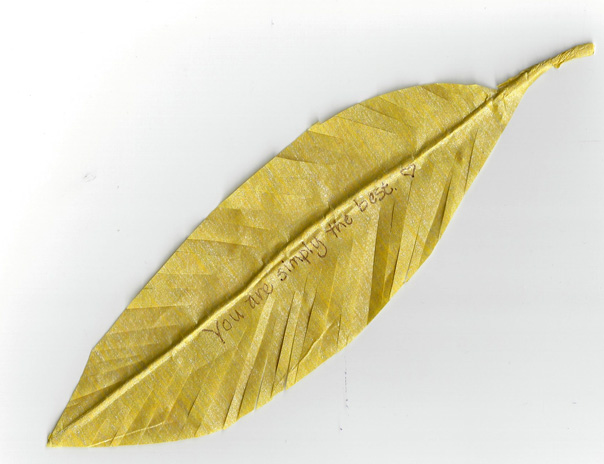 Connections by Karen S Musgrave: Tissue Paper Feathers as Winged Messengers