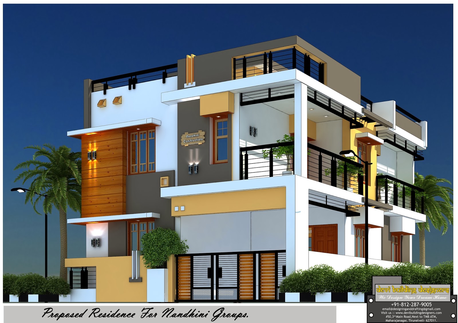 Elevation Designers 3D Elevations, Planning ,Interior and Exterior Designs