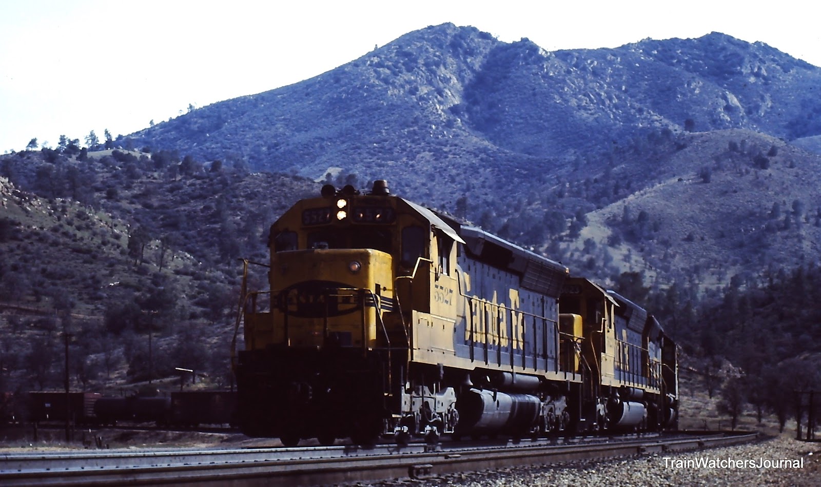 TrainWatchersJournal: Santa Fe on Tehachapi - Circa 1980 - Part 1