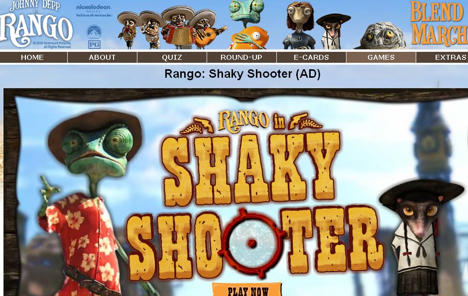 Share Like This: Play "Rango" Shooting Game