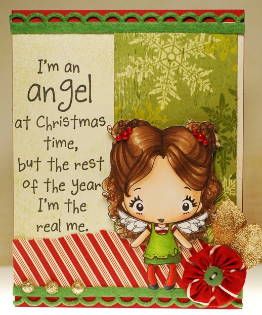 A thousand sheets of paper: An angel at Christmas...