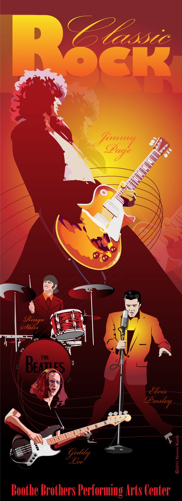 Keele Art: Classic Rock Poster