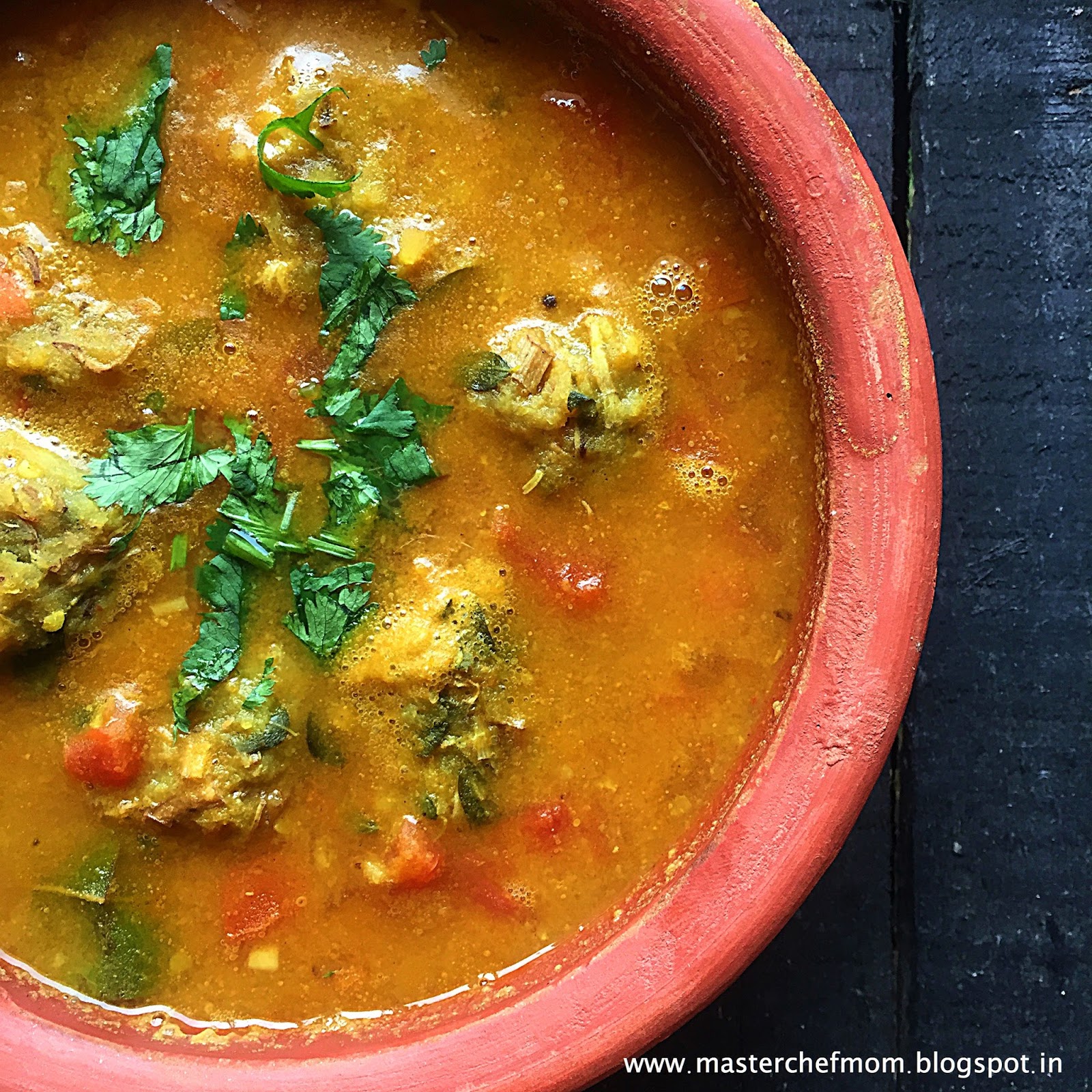 MASTERCHEFMOM: Vazhaipoo Paruppu Urundai Sambar | Banana Flower Lentil ...