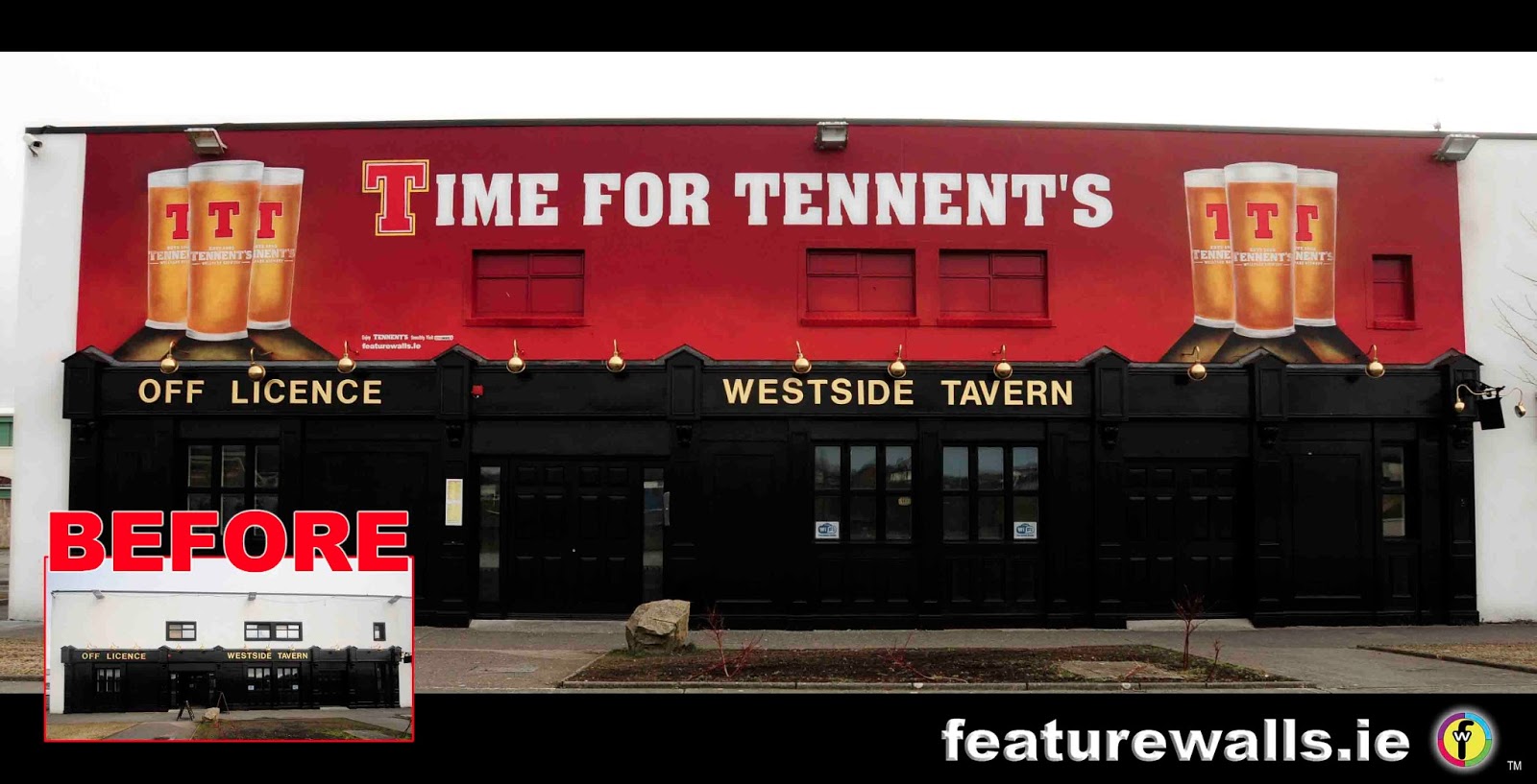 Mural Painting Professionals featurewalls.ie: LARGE SCALE ADVERTISING ...