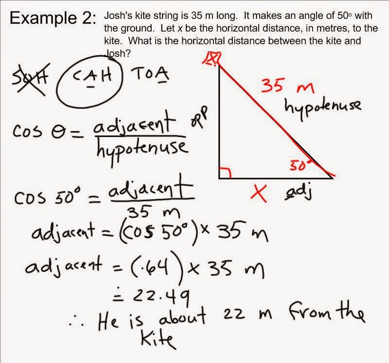 Gr 10 Applied Math Trigonometry Problems