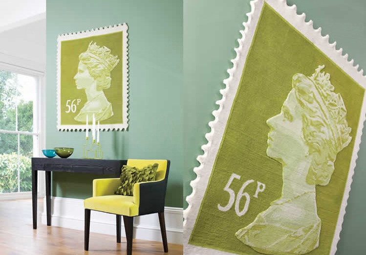 Chroma Lab: Royal Mail Stamp Rugs