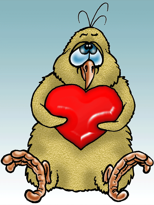 Ilustriparije: GIF animacija - pile slomljenog srca