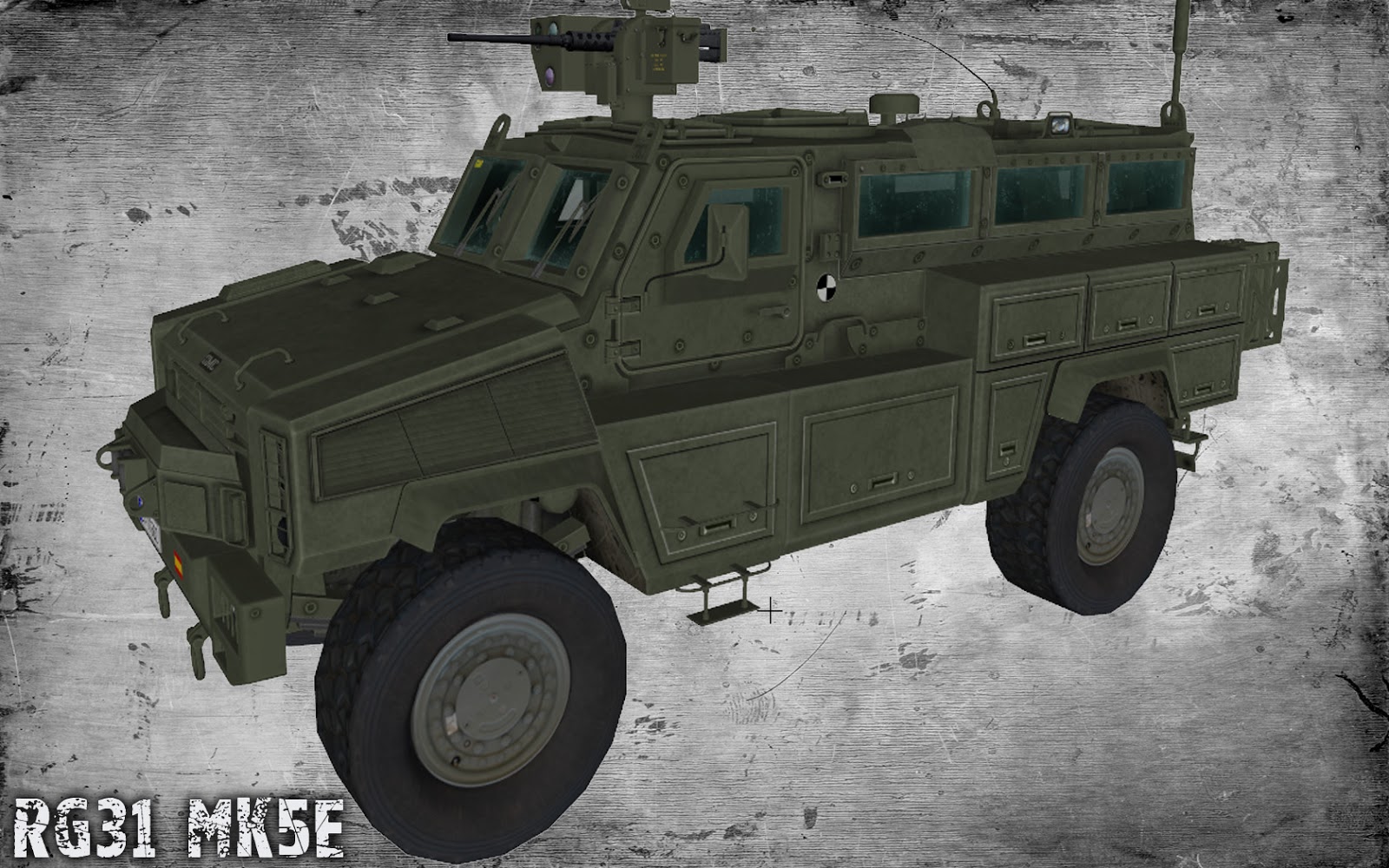 ArmA3用スペイン軍MOD RG-31 Mk5Eアドオンの開発中画像 | 弱者の日記^^ - Arma 3 MODとアドオン紹介
