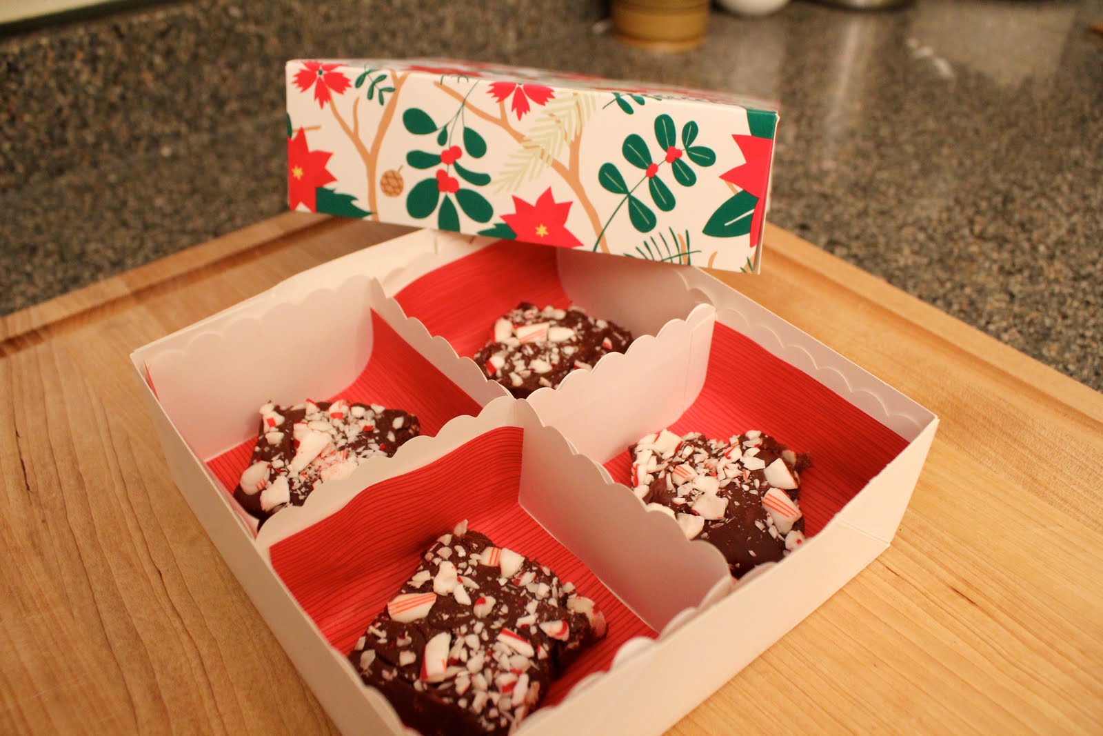 Candy Cane Chocolate Fudge