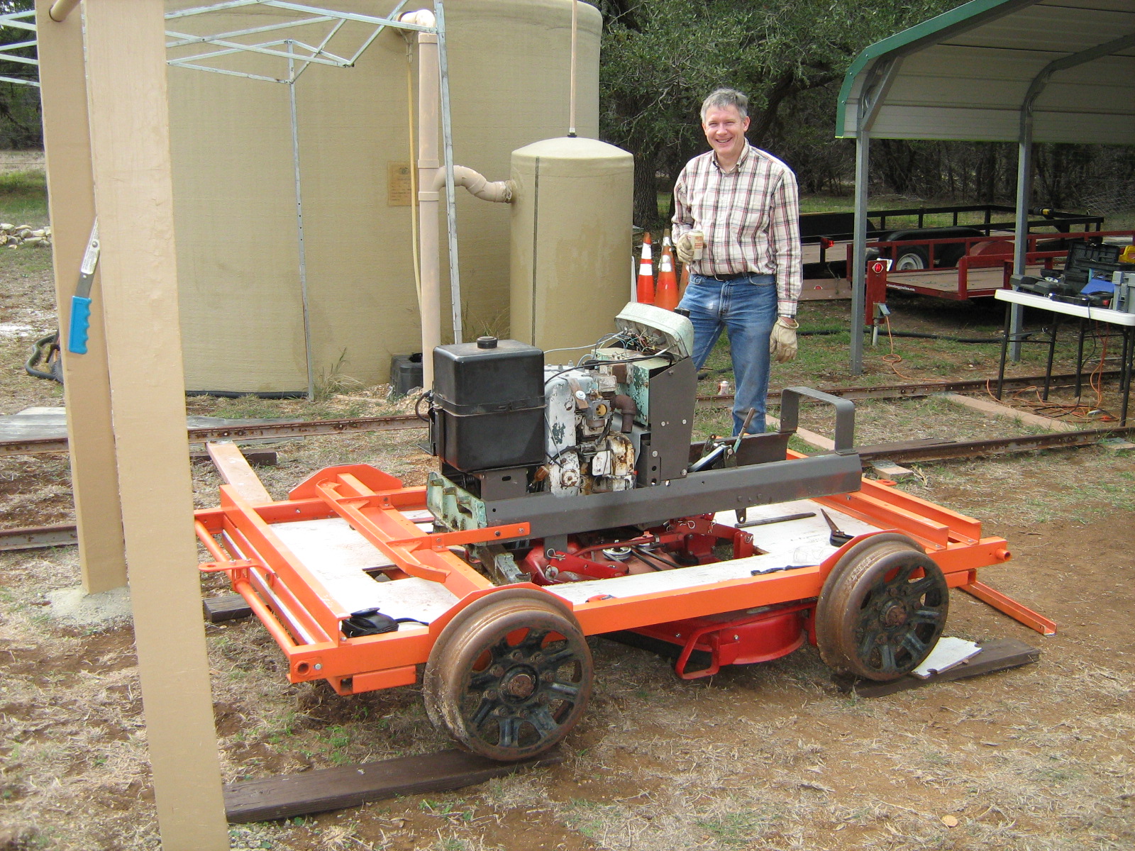 RPI projects: Rail-Mower Deck is Mounted, Passes First Operational Test