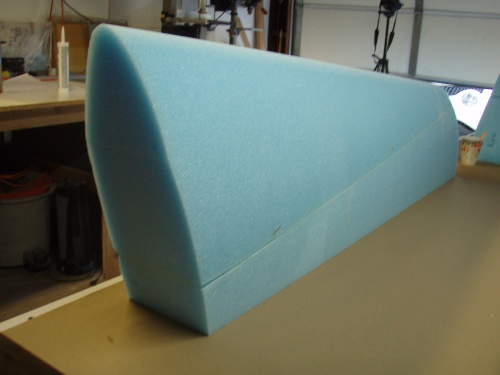 The Long EZ Build: Right wing - foam cores