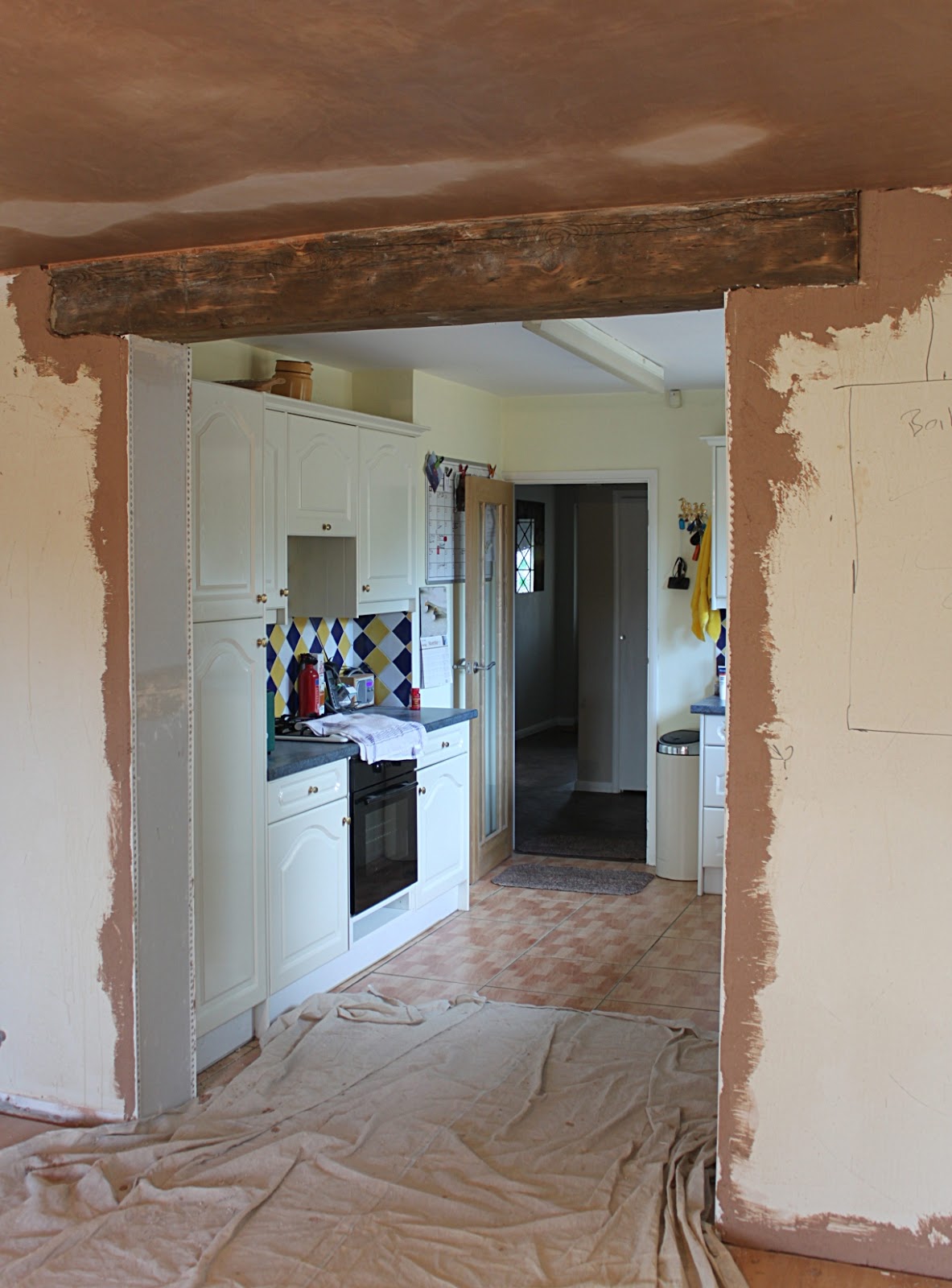 Plastering 4u : Kitchen Pillars Plastered