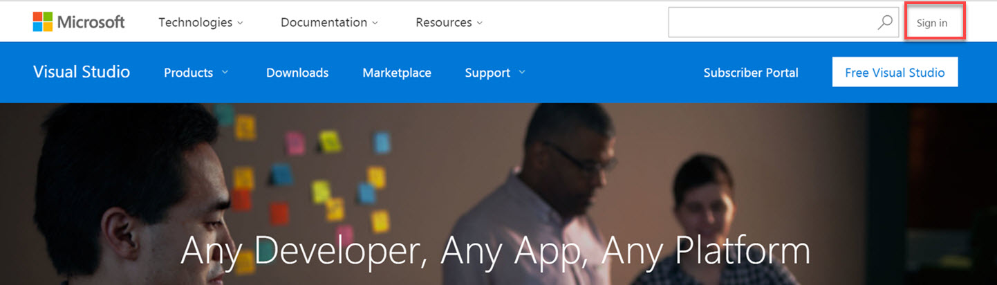 Creating Free Visual Studio Team Service (VSTS) Account. - TFS Solutions