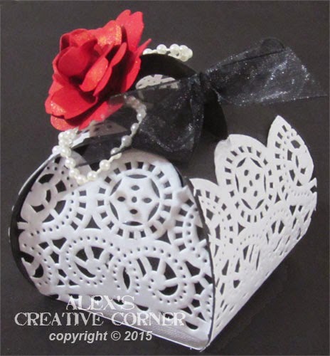 Alex's Creative Corner: Goth inspired gift boxes