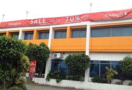 Manila Shopper: Triumph Warehouse SALE at Agility Center: Dec 2013