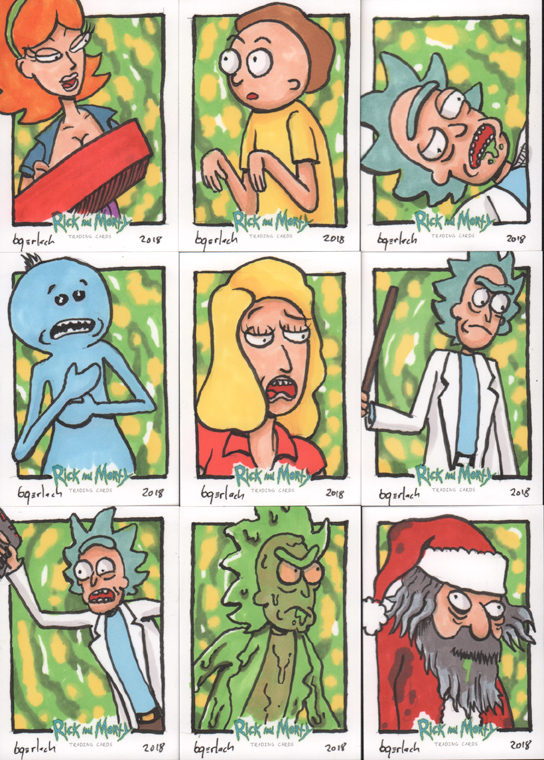 Tattooed Sky: Rick & Morty, Season 1 Sketch Cards, Part Two