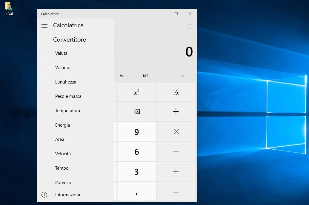 Calcolatrice di Windows: il foglio delle scorciatoie da tastiera ...