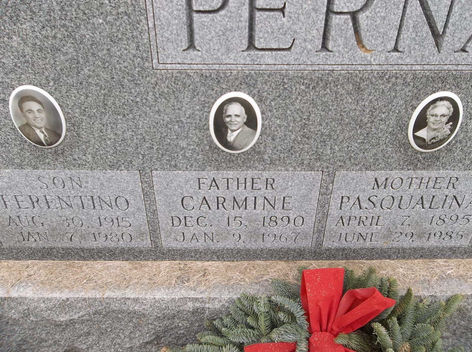 Travels of a Hobgoblin Taphophile: Perna Family - Mt. Calvary Cemetery