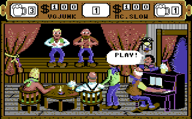 VGJUNK: WESTERN GAMES (COMMODORE 64)