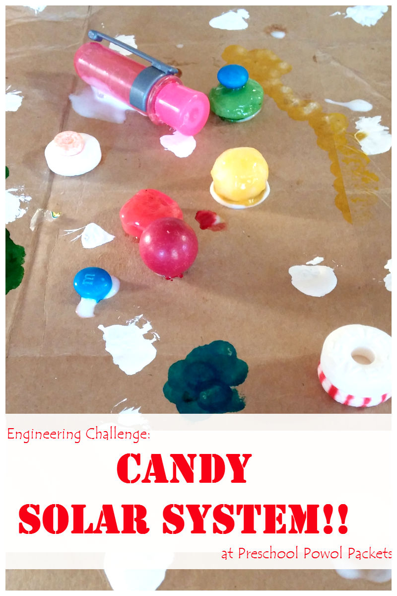 Engineering Challenge: A Candy Solar System | Preschool Powol Packets