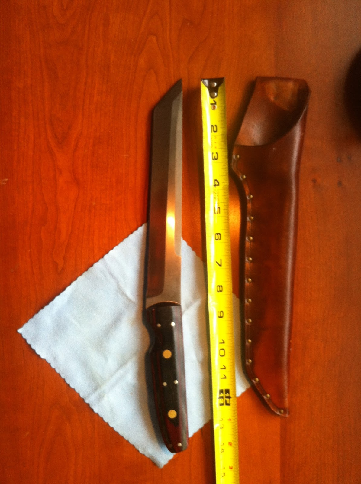 Knife Blog: Bowen Blades: Model 19 Large Tanto Knife