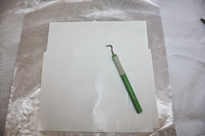 Elsa Ice Stencil Tutorial