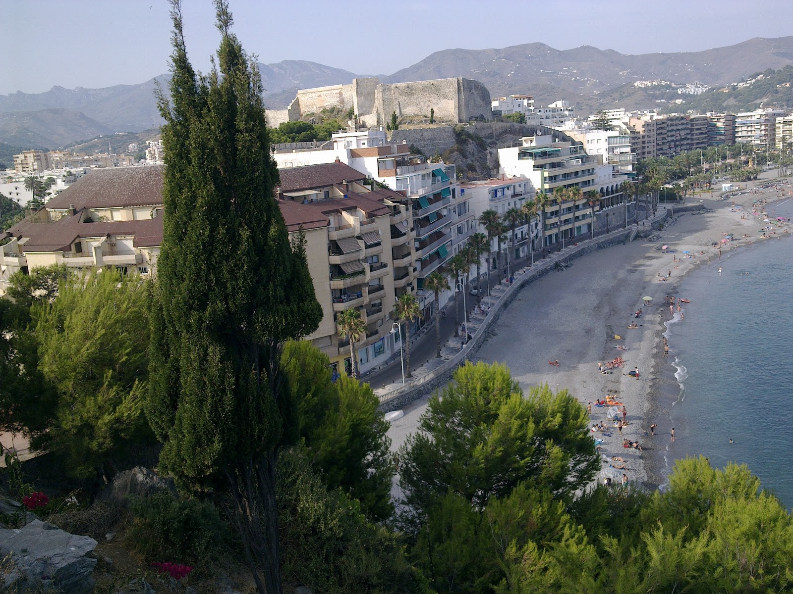 my Almuñécar: A landmark of Almunecar, El Peñon del Santo.