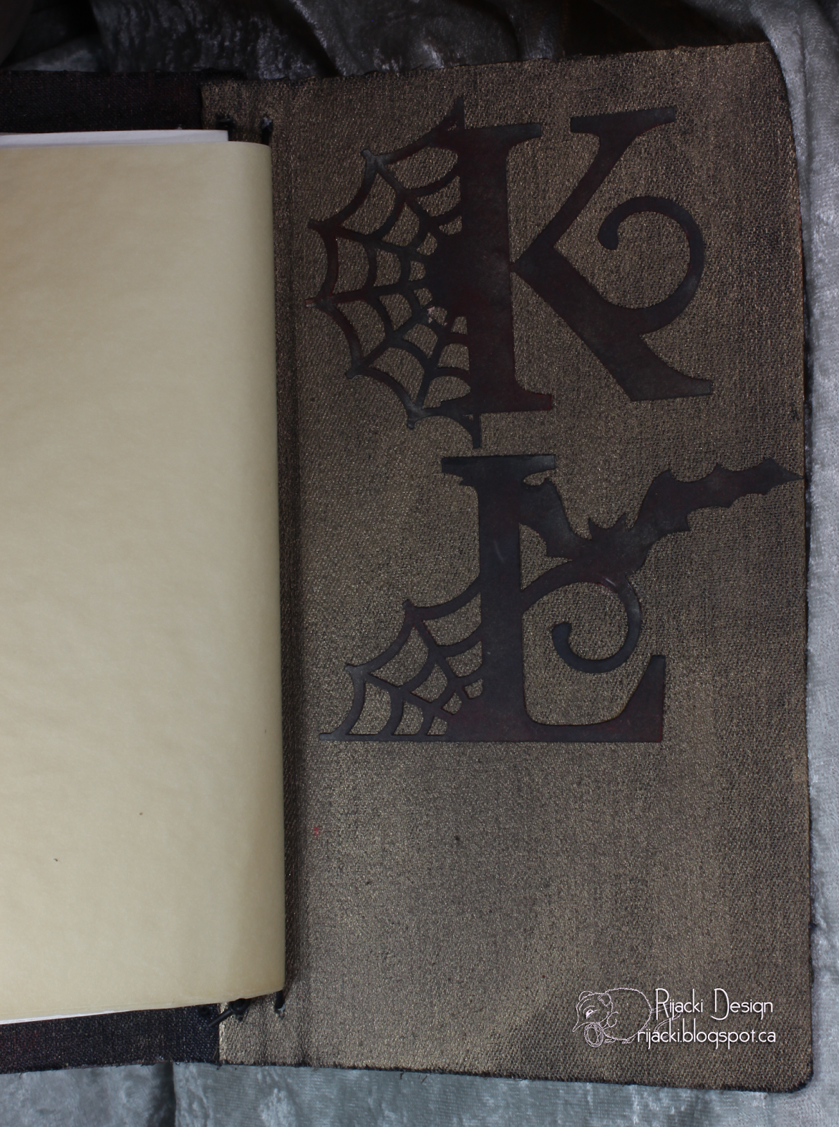 Rijacki's Workshop: Dark Journal - mixed media journal with Swarovski ...