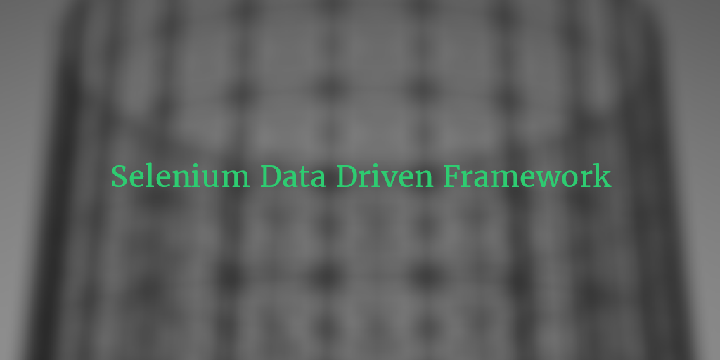 Create Data Driven Framework For Selenium Webdriver Using Poi Testng
