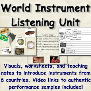 Giveaway: world music lesson set | Organized Chaos
