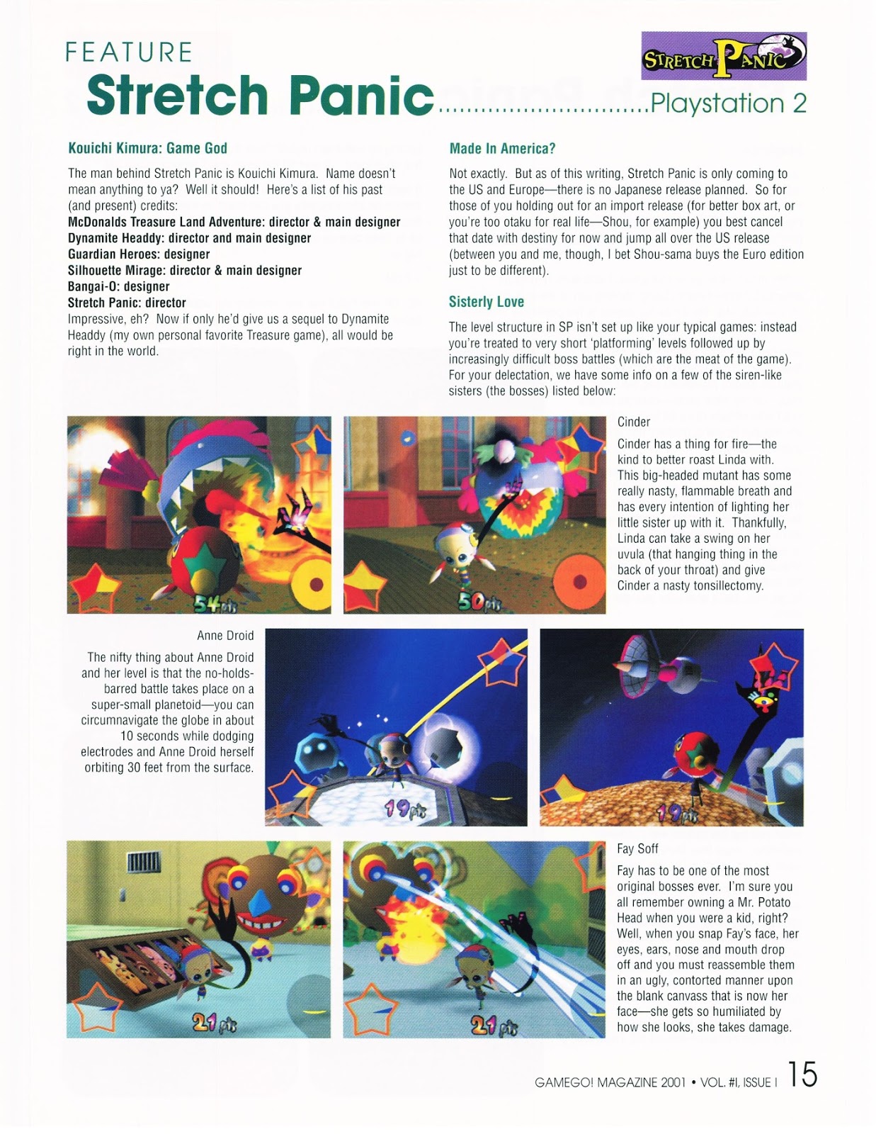 The Elastic Fantastic: Stretch Panic Pre-Release: GameGo! Issue No. 1