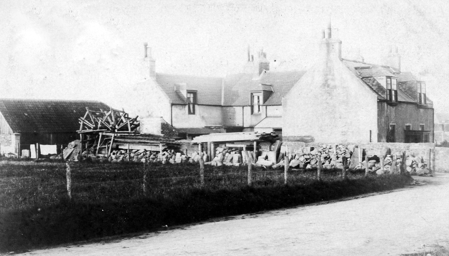 Tour Scotland: Old Photograph Farm Peterhead Scotland