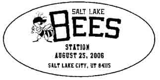 Baseball Stamps & Postmarks: Salt Lake Bees