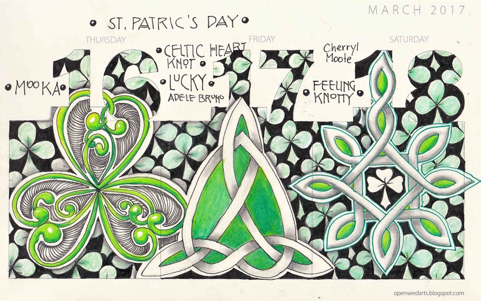 SimTangle : Some more Zingo for DC307 , St.Patrick`s day and some..