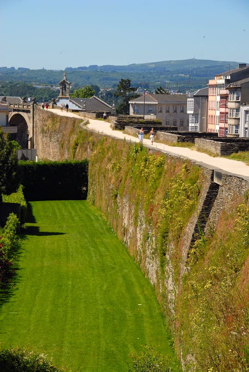 The Roman Walls of Lugo, Spain