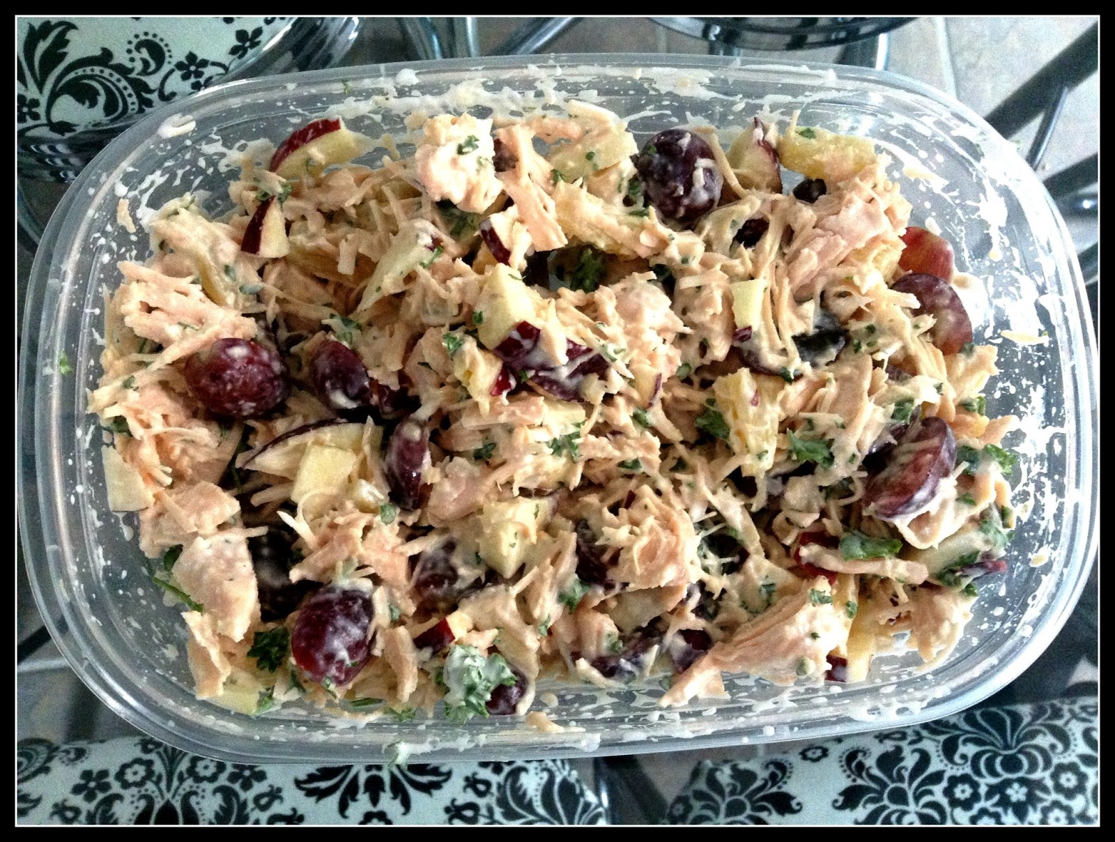 Tonya Locklear: Chicken & Fruit Salad