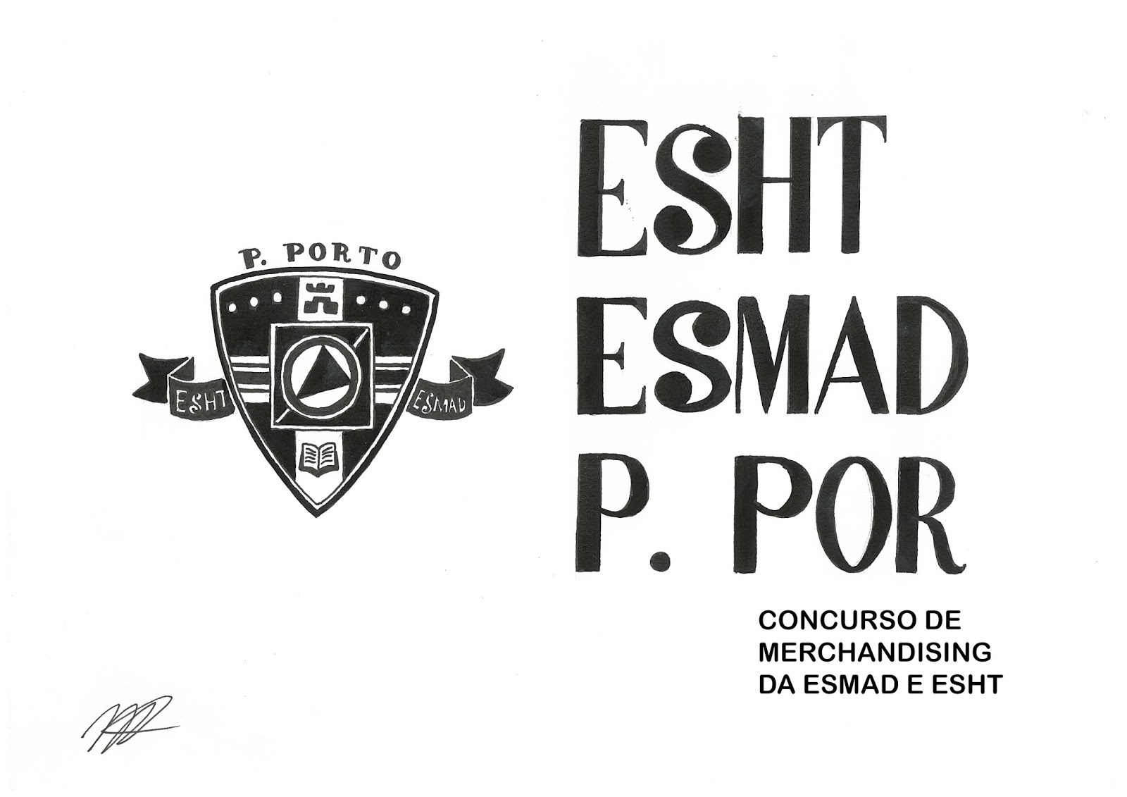 O Diário de um artista: Sweatshirt da ESMAD / ESHT