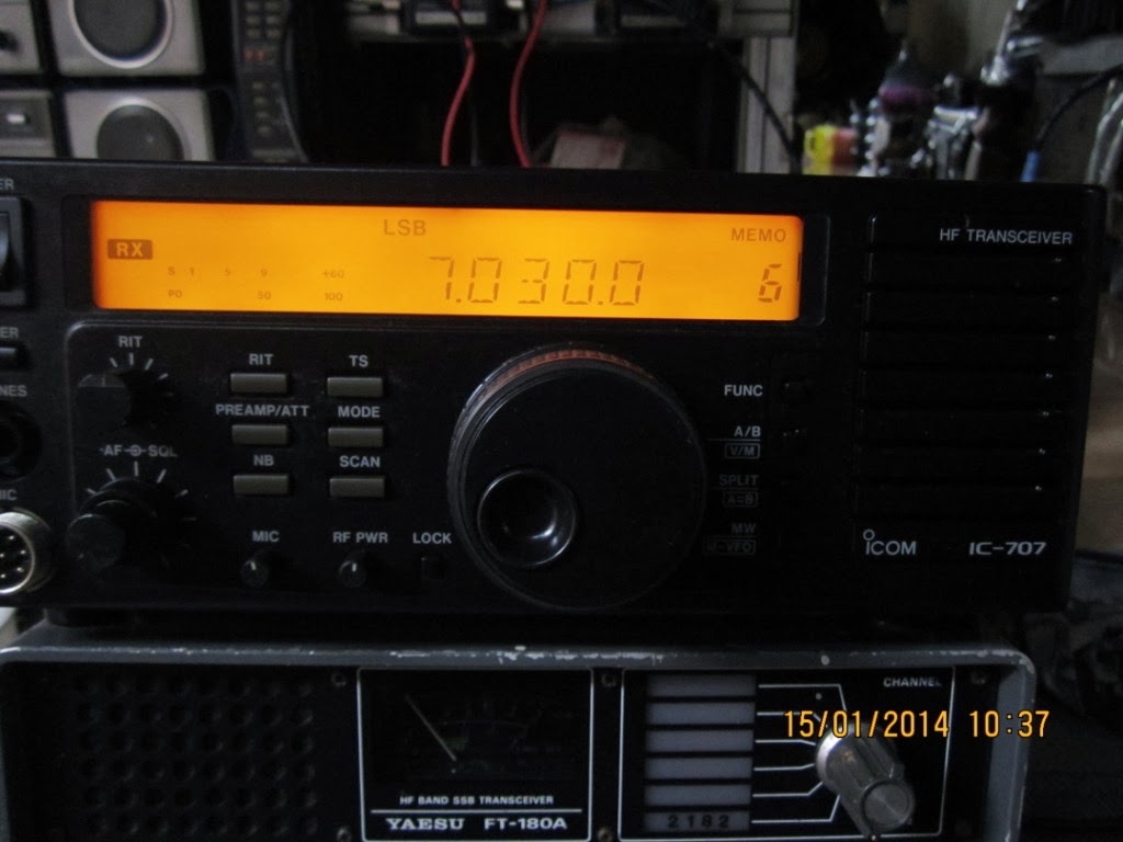 Doel Connect Shop: ICOM IC-707,second.(SOLD)>>TEGAL, JA-TENG.