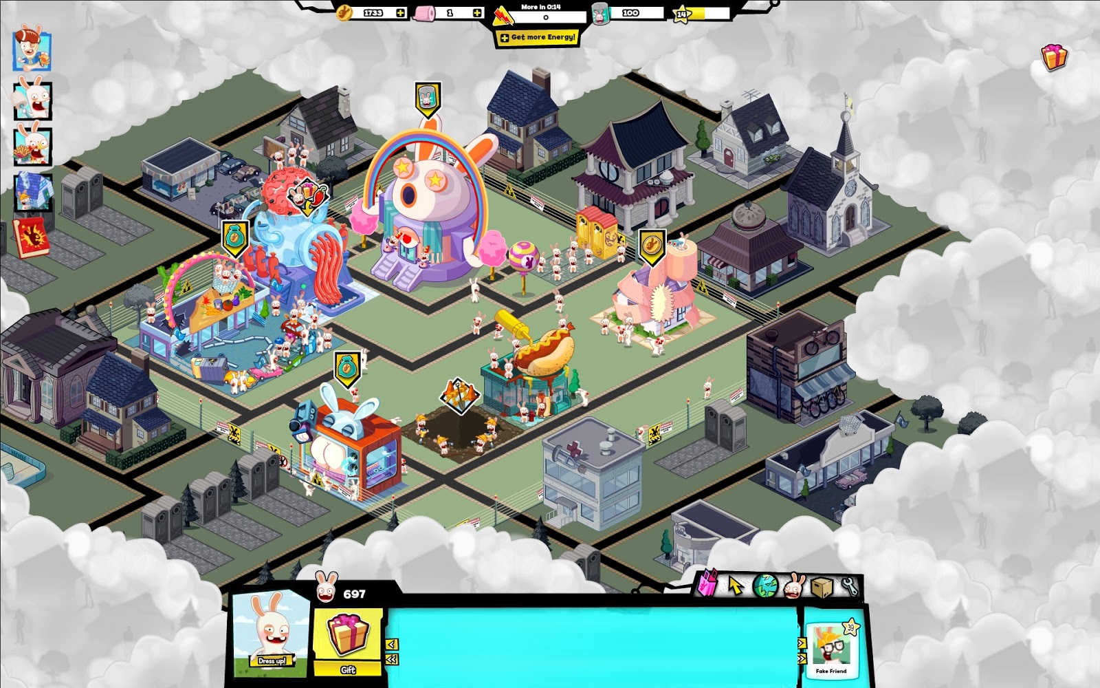 1337gaminggirls: Iepurii invadeaza facebook-ul. Rabbids Invasion review